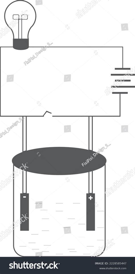 Electrolytes Positive Negative Ions Icon Black Stock Vector Royalty