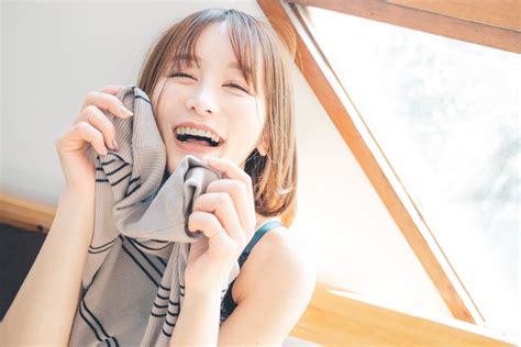 いくみなめらか柔肌がきらめく自然体ランジェリーショットに可愛いが詰まってますね ENTAME next アイドル情報総合ニュースサイト