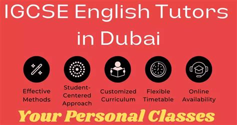Igcse English Tutors In Dubai For 100 Success Free Demo