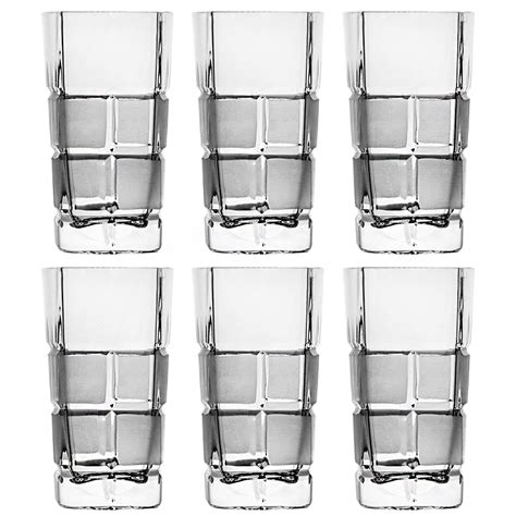 Square Cut Crystal Shot Glasses Set Of 6 Product Sku J 185038