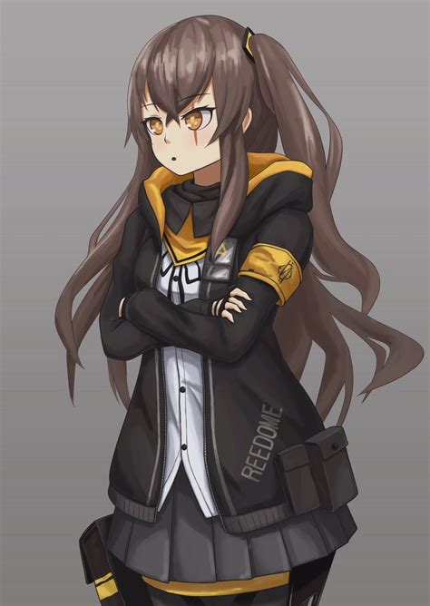 Ump45ドルフロ 「ump45 ドルフロ 少女前线 소녀전선 」ばけねこのイラスト