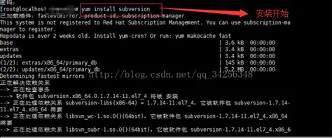Redhat 7 如何安装svn 图解！rhel7 安装svn Csdn博客