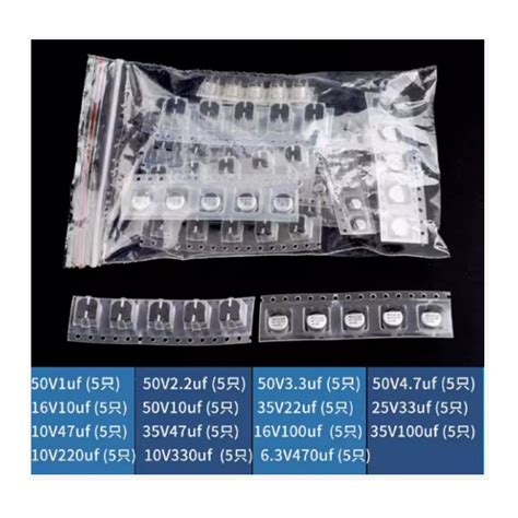 Smd Aluminum Electrolytic Capacitor Assorted Kit