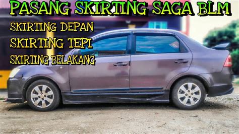 Proton Saga Blm Modified Bodykit Lowered White Saga Flx With Black Bodykits Youtube Bao Tsai