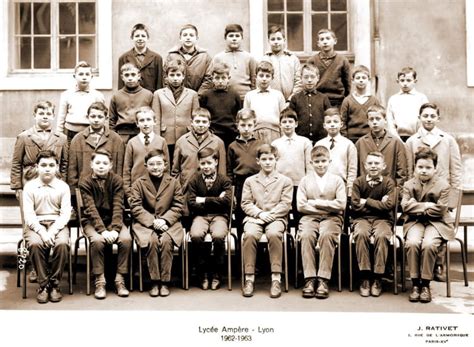 Photo De Classe 6éme 8 De 1962 Lycée Ampère Bourse Copains Davant