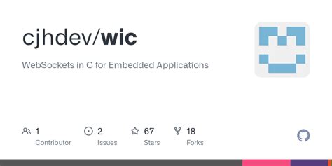 Github Cjhdev Wic Websockets In C For Embedded Applications