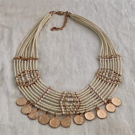 Off White Seed Bead Necklace At Rs 180piece सीड बीड्स नेकलेस In