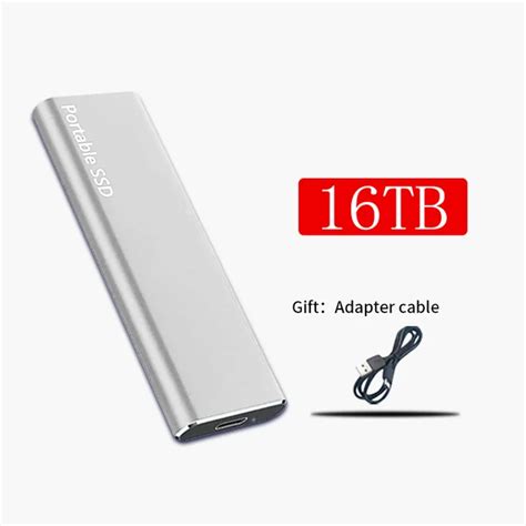High Speed External Hard Drive Portable SSD 1TB Solid State Drive USB3