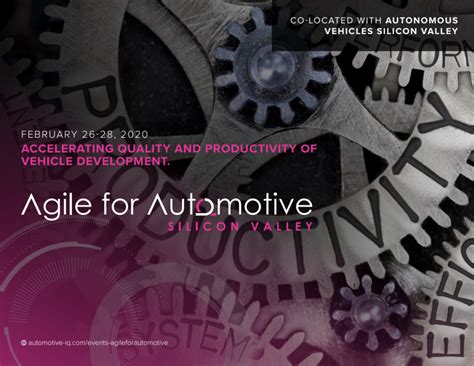 Agile For Automotive 2020 Presentations