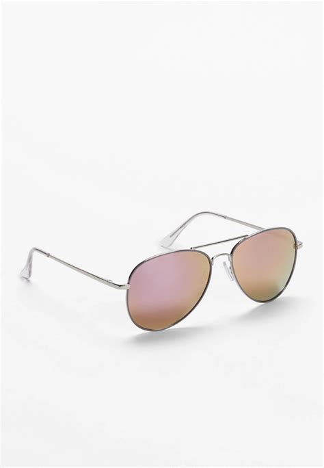 Silver Aviator Sunglasses Maurices
