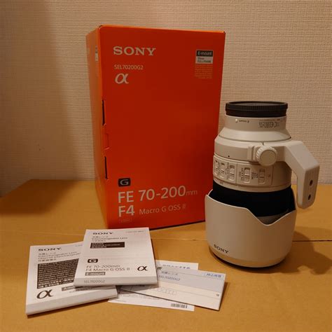 Yahoo オークション 【美品】sony Fe 70 200mm F4 Macro G Oss Ii Se