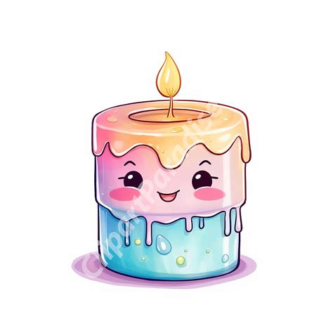 Cute Candle Clipart Collection 12 Clipart Image Kawaii Design Candle