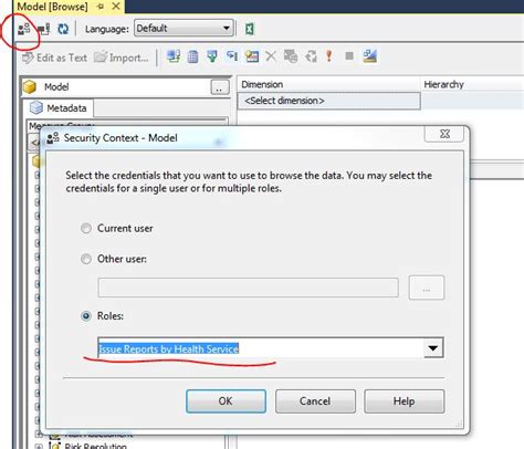 How To Restrict Users From Seeing Data From The Other Department On The SSAS Tabular Model