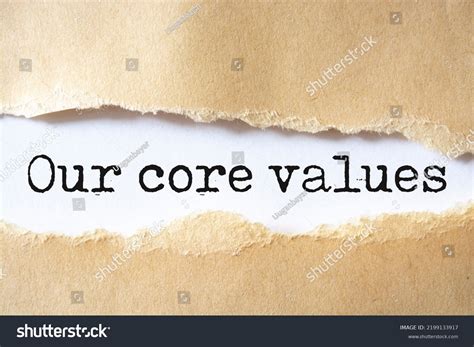 Our Core Values Symbol Words Our Stock Photo 2199133917 Shutterstock