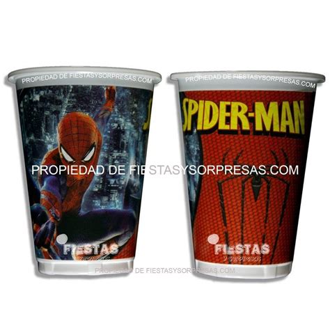 Vasos Spiderman Oz Paquete X
