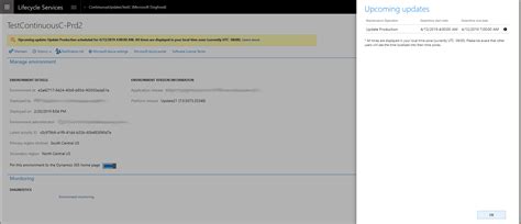 One Version Service Updates Overview Finance And Operations Dynamics
