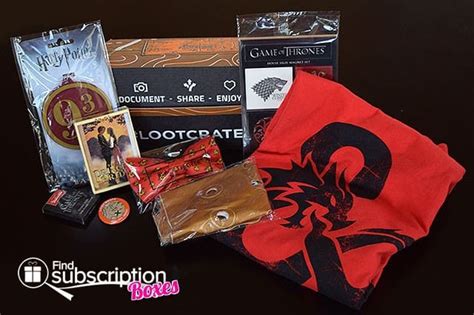 Loot Crate April 2015 Box Review Fantasy Crate Find Subscription Boxes