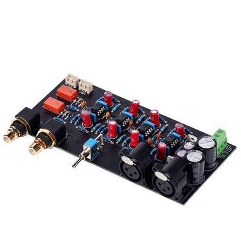 Dual Channel Balanced Unbalanced Input To Balanced Output JRC5532 With