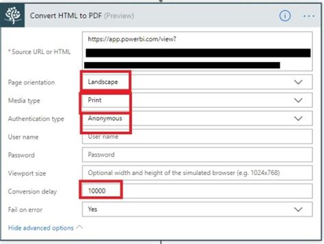 power bi automated export to pdf using power automate nutrient
