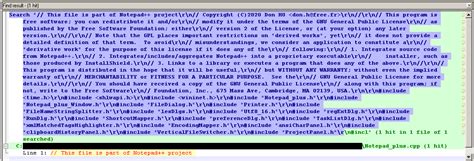 Find Results Some Glitches On Searching A Long String Issue Notepad Plus Plus Notepad