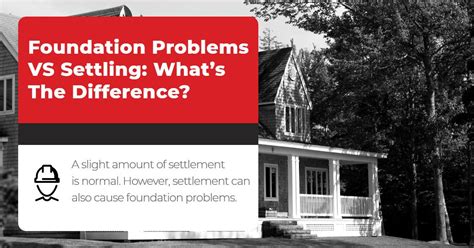 Foundation Problems Vs Settling Whats The Difference