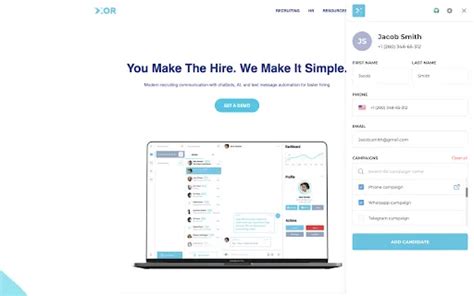 Xor Extension For Efficient Candidate Messaging Creatiai