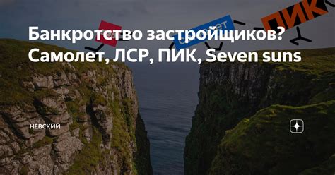 Банкротство застройщиков Самолет ЛСР ПИК Seven Suns НЕВСКИЙ Дзен