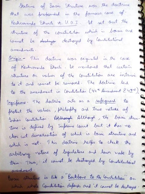 3 Examine The Doctrine Of Basic Structure Its Evolution And Significance Iasbaba