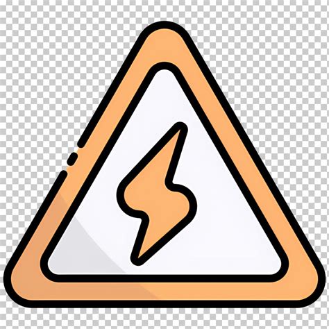 Electrical Warning Electric Warning Triangle Sign Illustration Png