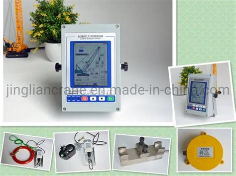 safe load indicator for crawler cranes with load cell angle sensor