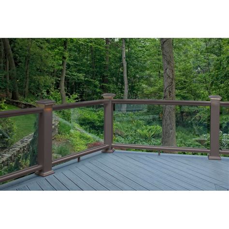 Timbertech Premier 6 Ft L X 4 In W X 3 In H Matte Black Composite Top