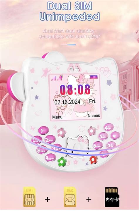 Мобильный телефон Hello Kitty 新款k688 розовый купить по выгодной цене в интернет магазине Ozon