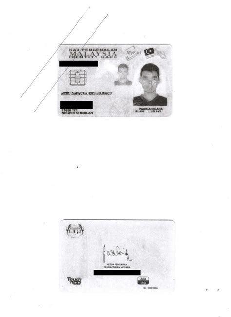 Cara Palang Ic Untuk Loan Kereta Kad Pengenalan Untuk Kegunaan Bank Quinta Rivero