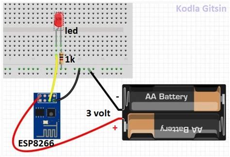 Esp8266 Ile Led Yakıp Söndürme