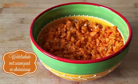 Wortelsalade Verslavend Lekker Met Sesam En Ahornsiroop