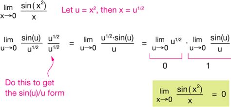 Trigonometric Limits