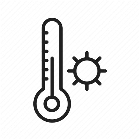 Warm Heat Summer Hot Warmth Weather Climate Icon Download On