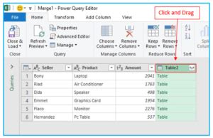 How To Merge Two Or More Tables In Excel