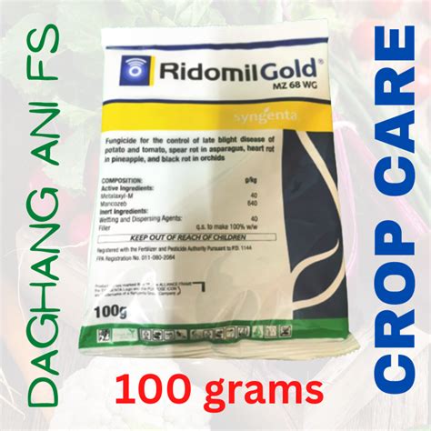 Ridomil Gold Mz 68wg Fungi Control By Syngenta 500g 5 X 100g