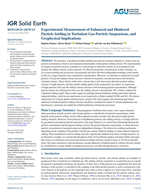 Experimental Measurement Of Enhanced And Hindered Particle Settling In Turbulent Gas‐particle