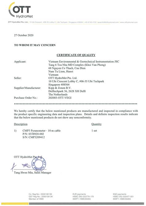 Cảm Biến đo Bức Xạ Mặt Trời Pyranometer Cmp3