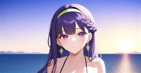 Ai生成 A Girl On The Beach おにゃのイラスト Pixiv
