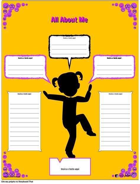 Modelo De Emoji Tudo Sobre Mim Storyboard By Pt Examples