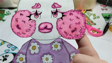 Туториал на одежду для уточки лалафанфан из бумаги 💓🍀Уточка из Тик тока