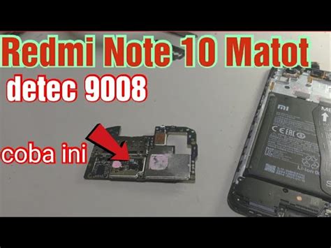 Redmi Note Pro Max Test Point For EDL Mode OFF