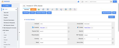How To View The Workbench Request List In Invoices
