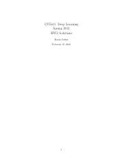 DL HW2 Pdf CS7643 Deep Learning Spring 2021 HW2 Solutions Karan