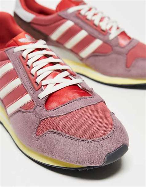 Adidas Originals Zx 500 Röda Sneakers Asos