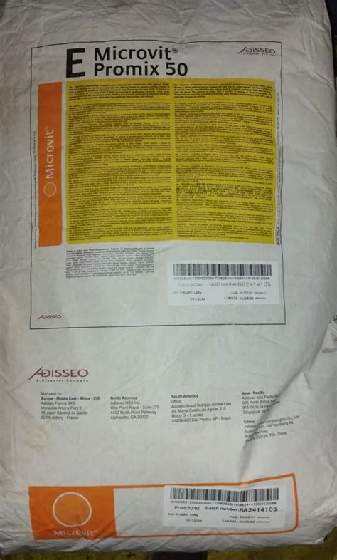 Vitamin E 50 Feed Grade Addiseo At ₹ 600kg New Delhi Id 2855068044391