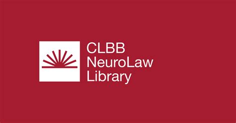 Resource Library Clbb Neurolaw Library